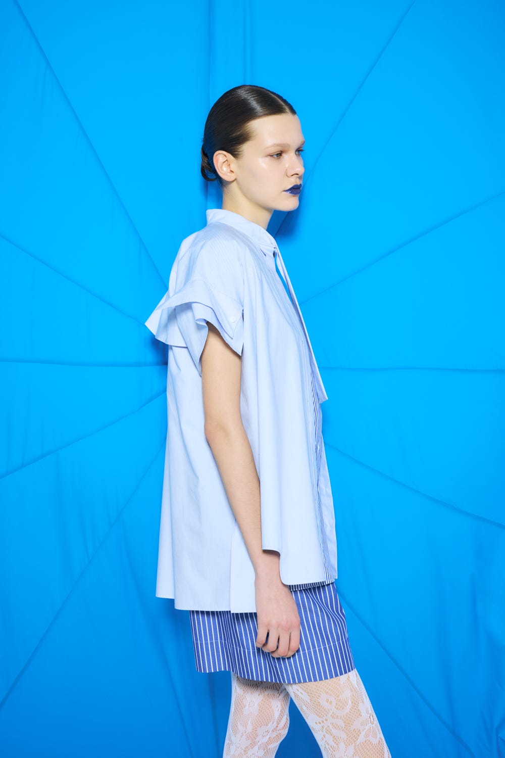 ROLL-UP SLEEVES SHIRT｜38｜L/BLU｜SHIRTS AND BLOUSES｜|ENFÖLD OFFICIAL ...