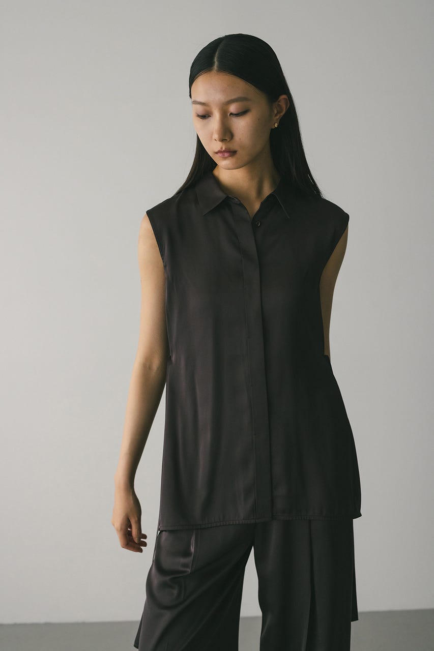 STYLEMIXER | サテンベルトシャツ (シャツ・ブラウス ) |SHEL'TTER WEBSTORE